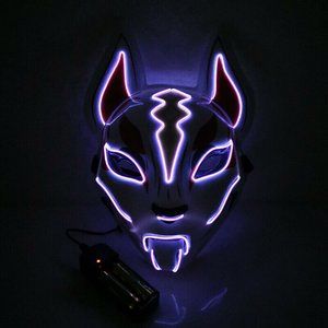 Cosplay | Accessories | Clubbing Rave Party Light Up Scary Led Mask ...